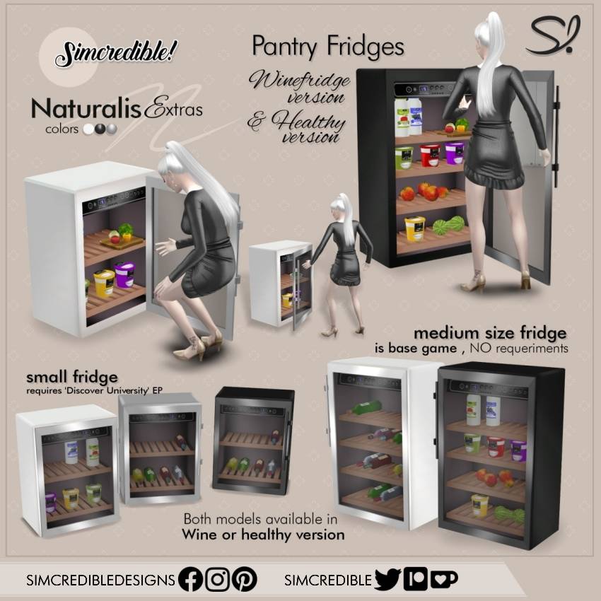 Naturalis Mini-fridges - The Sims 4 Build / Buy - CurseForge