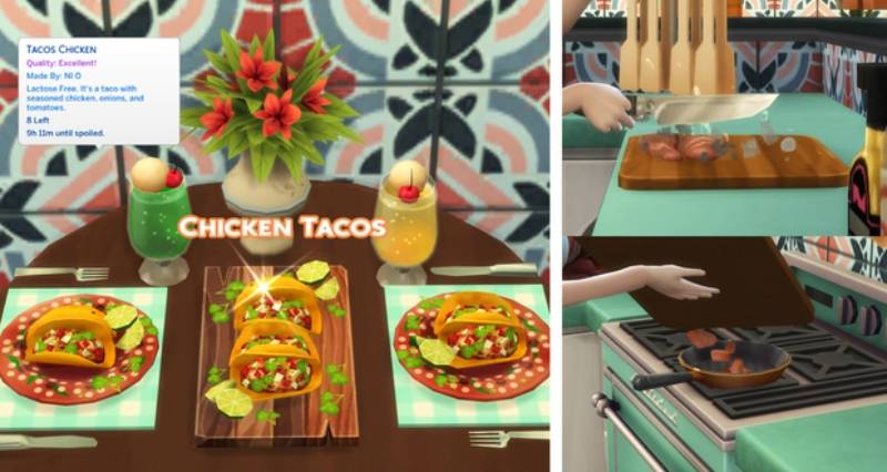 Chicken tacos by ONI Spanish translation - The Sims 4 Translations ...
