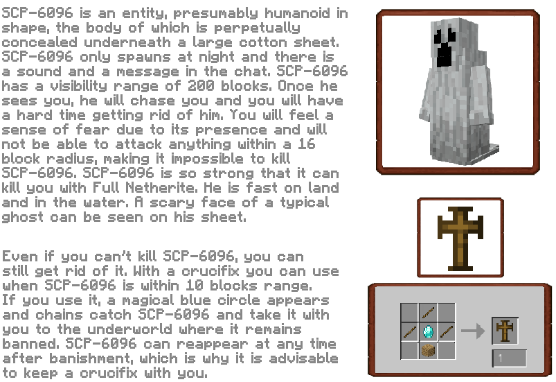 SCP-6096, The Blanket Ghost - Minecraft Mods - CurseForge