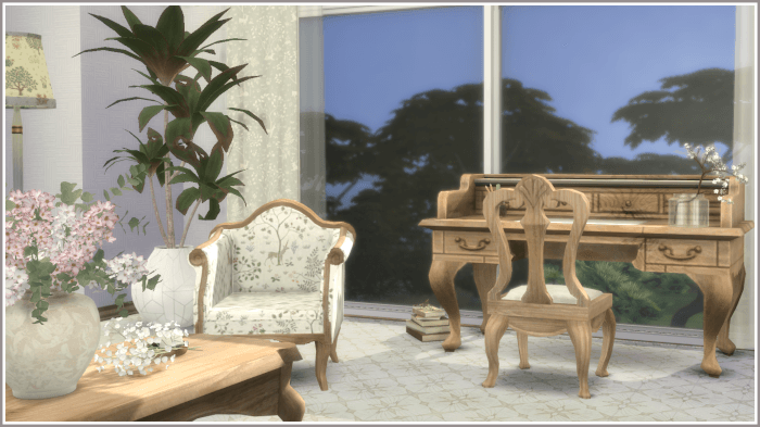 Millefleurs Living Room - The Sims 4 Rooms / Lots - CurseForge