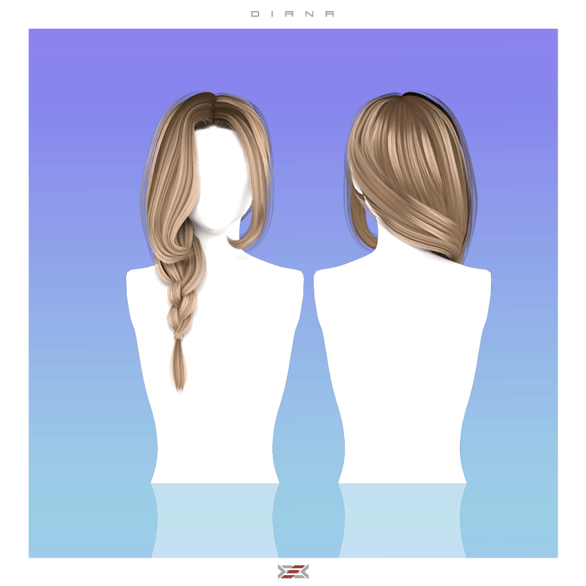LEXEL - Diana ( adult hairstyle ) - The Sims 4 Create a Sim - CurseForge