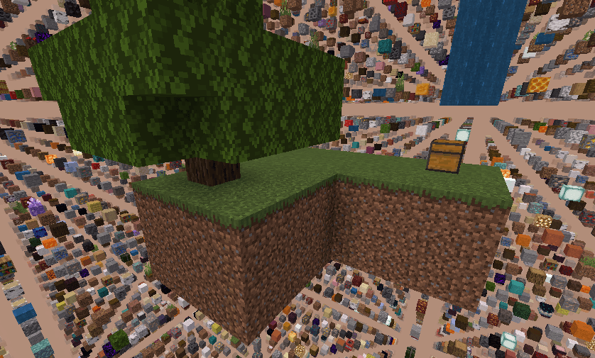 Ultimate Skygrid + Skyblock - Minecraft Bedrock Maps - CurseForge