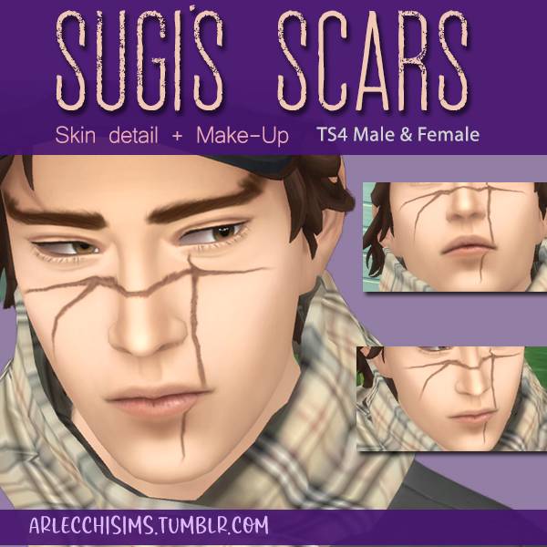 Sugi's facial scars - The Sims 4 Create a Sim - CurseForge