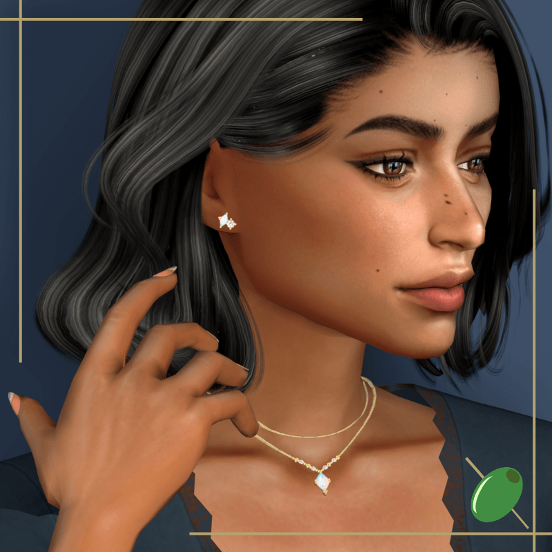 Angelic Opal Studs - The Sims 4 Create a Sim - CurseForge