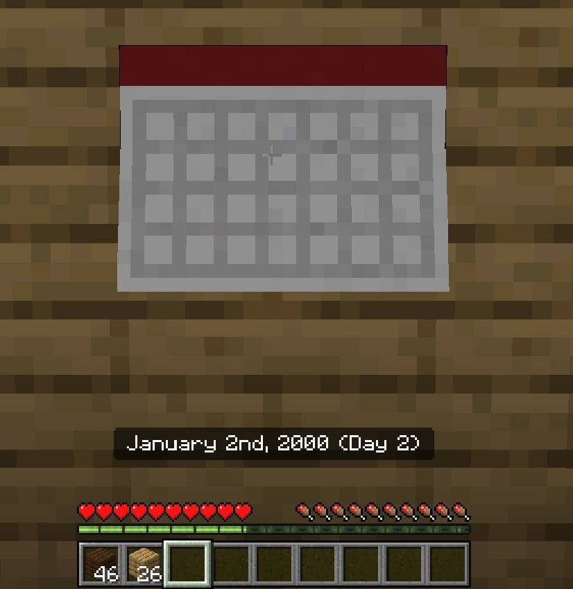 Calendars - Minecraft Bedrock Addons - CurseForge