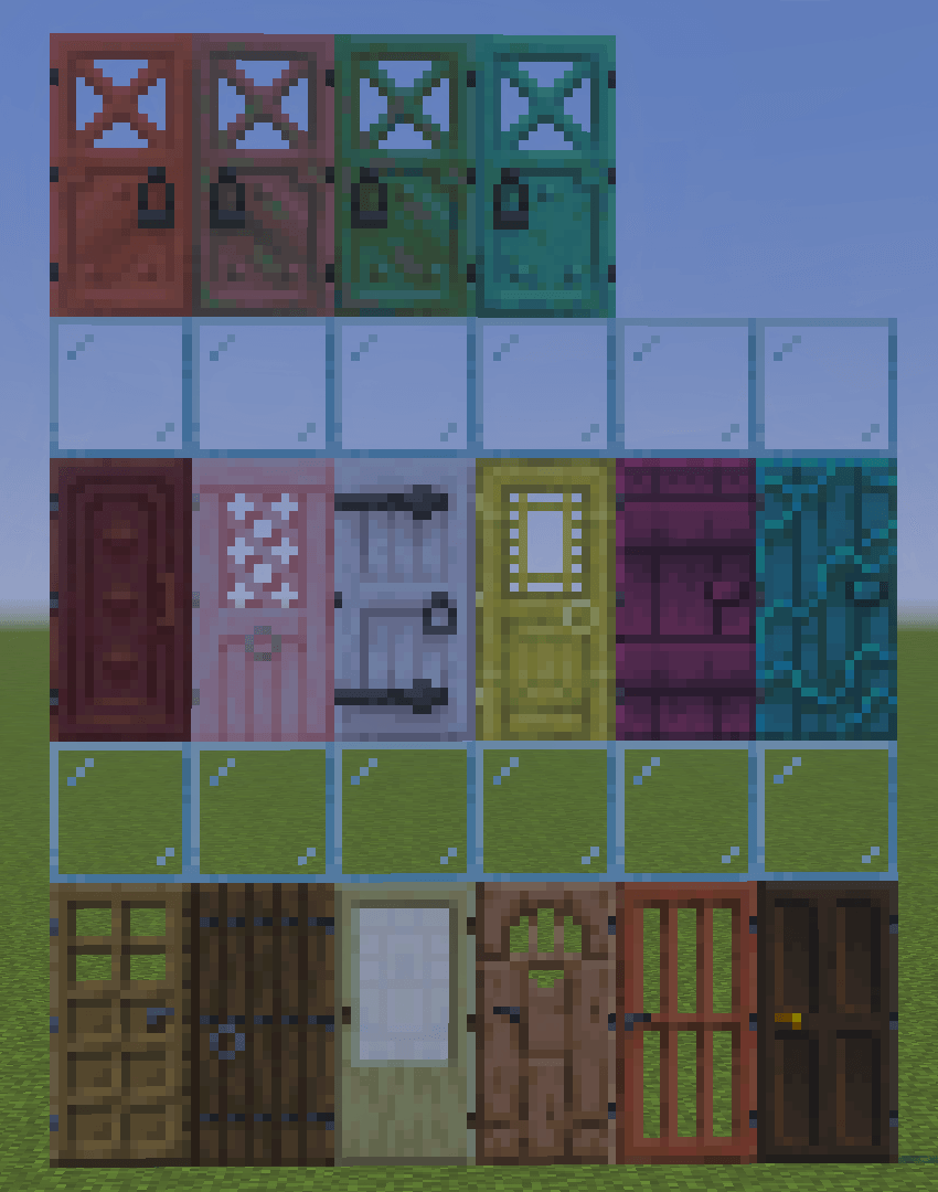 Double Doors - Minecraft Bedrock Addons - CurseForge