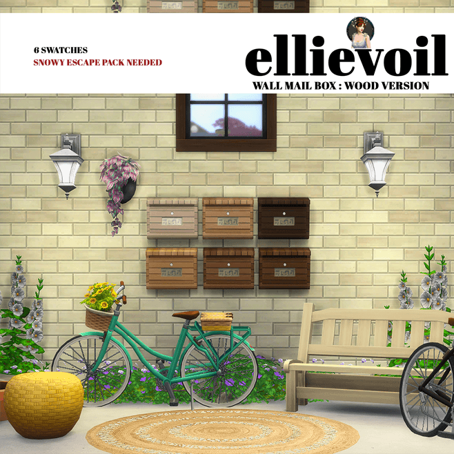 WALL MAILBOX: WOOD - The Sims 4 Build / Buy - CurseForge