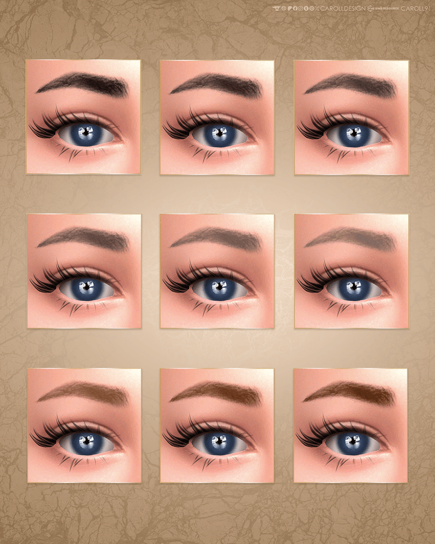 Brows 74 HQ - The Sims 4 Create a Sim - CurseForge