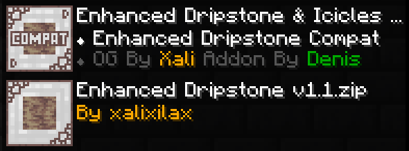 Enhanced Dripstone Compats - Minecraft Resource Packs - CurseForge