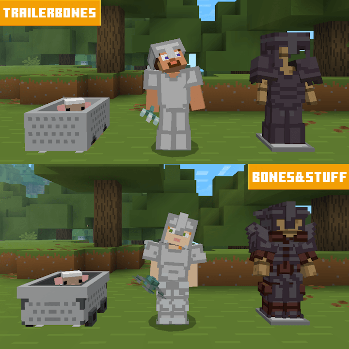 Bare Bones & Stuff - Minecraft Bedrock Texture Packs - CurseForge