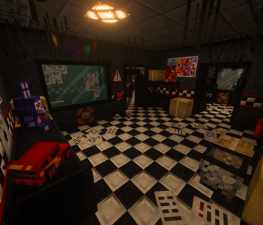 fnaf Graveyard shift - Minecraft Bedrock Maps - CurseForge