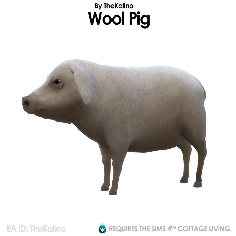 Wool Pigs by TheKalino Spanish translation - The Sims 4 Translations ...