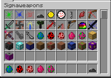 Sigma weapons I roguelike - Minecraft Mods - CurseForge