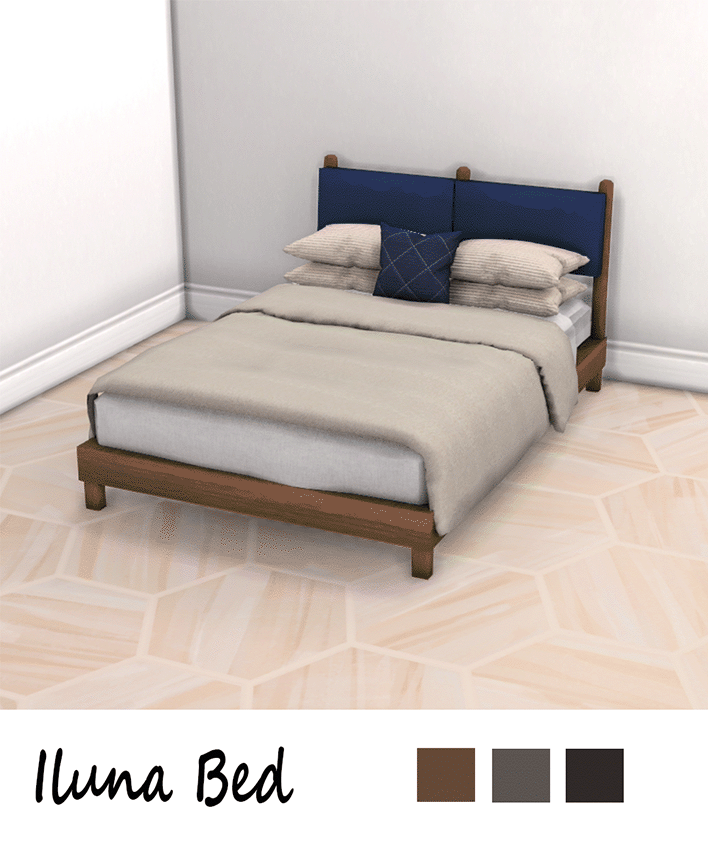 Download SIngle Object - Iluna Bed - The Sims 4 Mods - CurseForge
