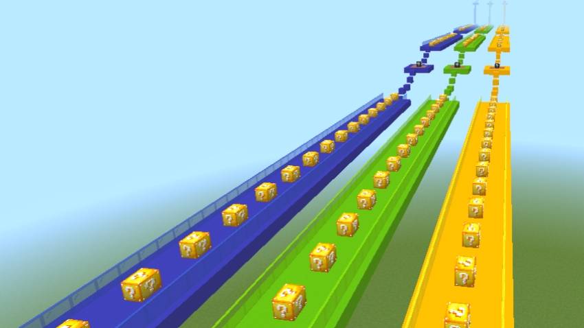 Lucky Block Race - Minecraft Bedrock Maps - CurseForge