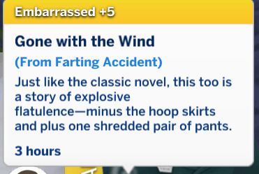 Dangerous Farting - The Sims 4 Mods - CurseForge