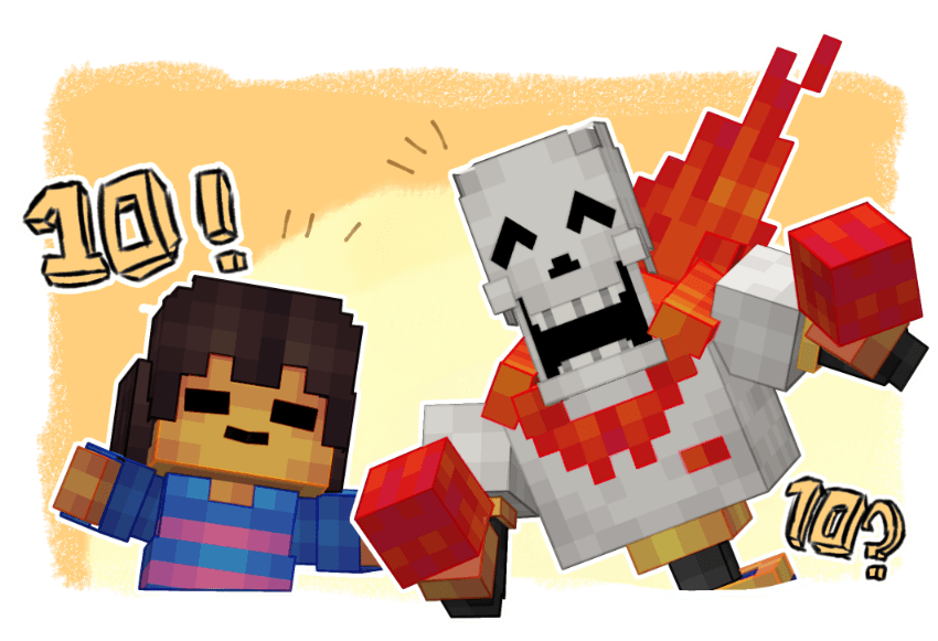 Undertale Blockynovella v1.5 (UNDERTALE Add-on) - Minecraft Bedrock Addons - CurseForge