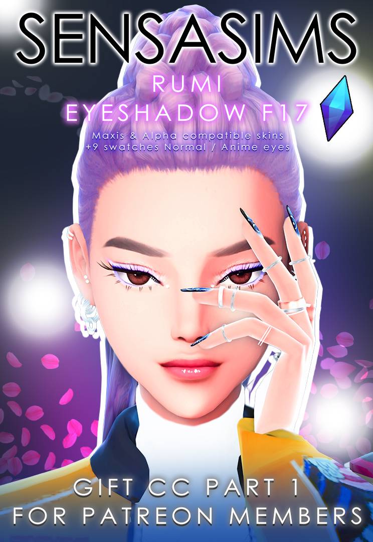 Rumi Eyeshadow K-pop Demon Hunters F17 - The Sims 4 Create a Sim - CurseForge