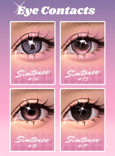 Eye Contacts CC 14-17 [HQ Compatible] - The Sims 4 Create a Sim ...