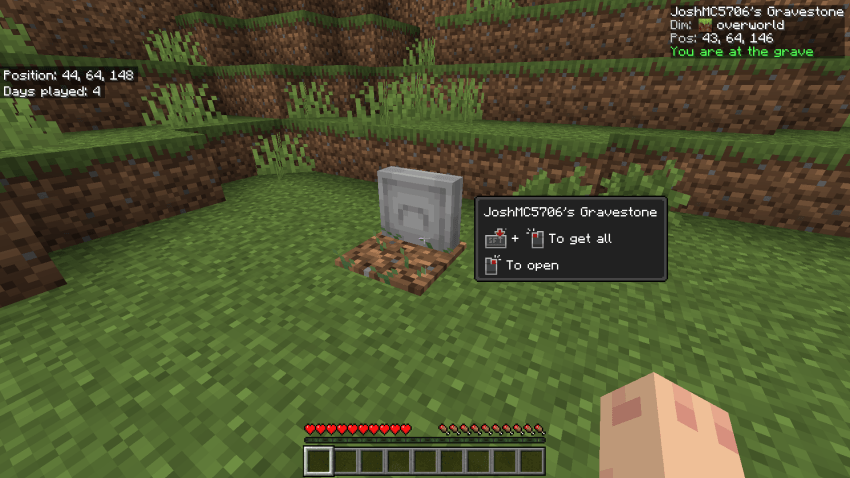 Gravestone Addon - Minecraft Bedrock Addons - CurseForge