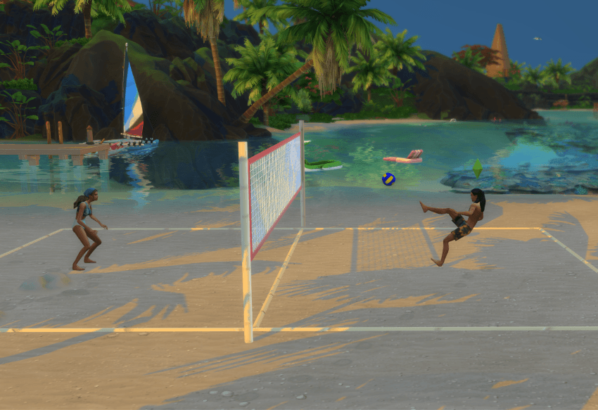 Trad FR Beach volley by Waronkcc - The Sims 4 Mods - CurseForge