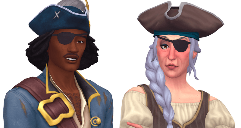 ZxTa - Eye patch 2to4 - The Sims 4 Create a Sim - CurseForge