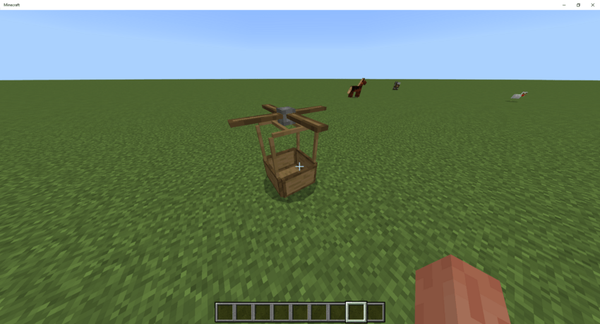 Wooden Helicopter - Minecraft Bedrock Addons - CurseForge