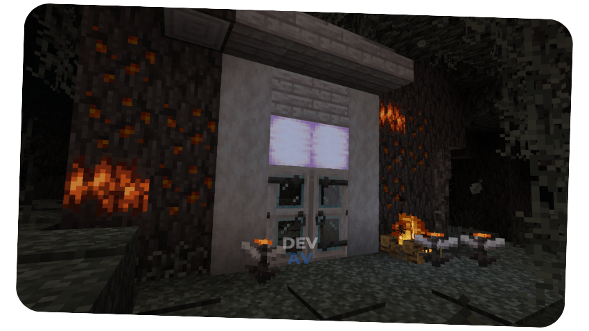 Glass Doors Windowed Minecraft Texture Pack