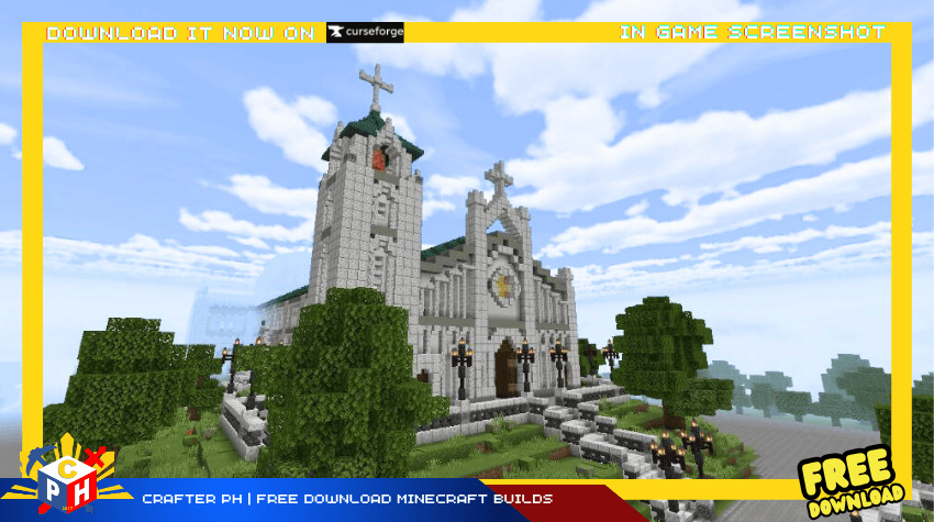 White Cathedral - Free Creative Map #1 - Minecraft Bedrock Maps - CurseForge