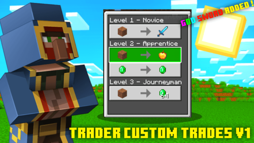 WANDERING TRADER'S CUSTOM TRADES [V1]! - Minecraft Bedrock Addons ...
