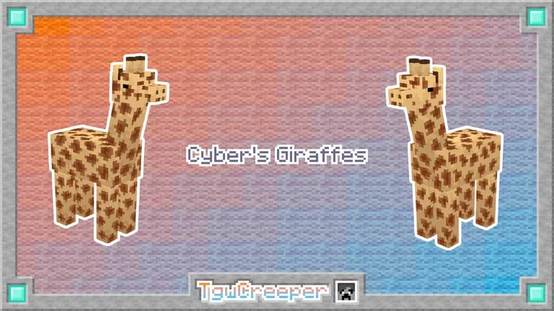 Cyber's Giraffes - Minecraft Bedrock Texture Packs - CurseForge
