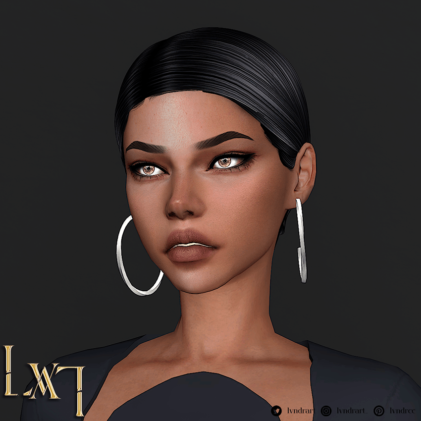 Screwed Hoops Earrings - The Sims 4 Create a Sim - CurseForge