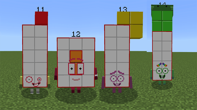 Numberblocks - Minecraft Bedrock Addons - CurseForge