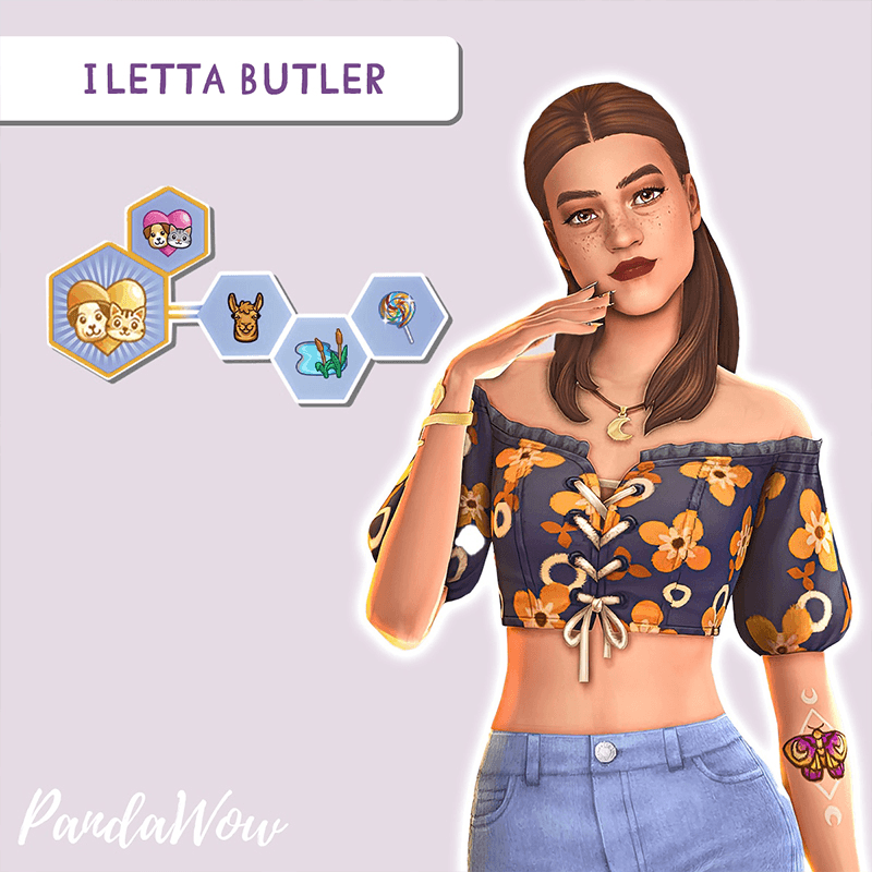 Sim - Iletta Butler | NoCc - The Sims 4 Sims / Households - CurseForge