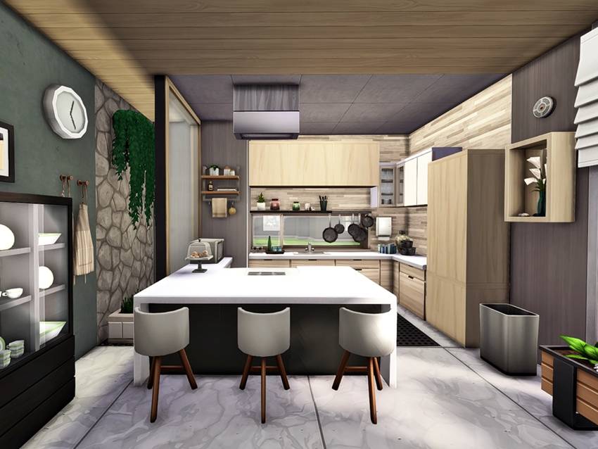 Contemporary Kitchen 1 - The Sims 4 Rooms / Lots - CurseForge