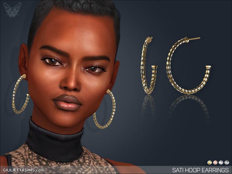 Sati Hoop Earrings - The Sims 4 Create a Sim - CurseForge