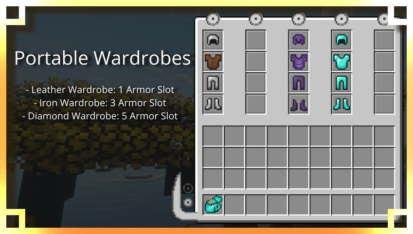 Portable Wardrobes (Easy Armor Swap) - Minecraft Mods - CurseForge