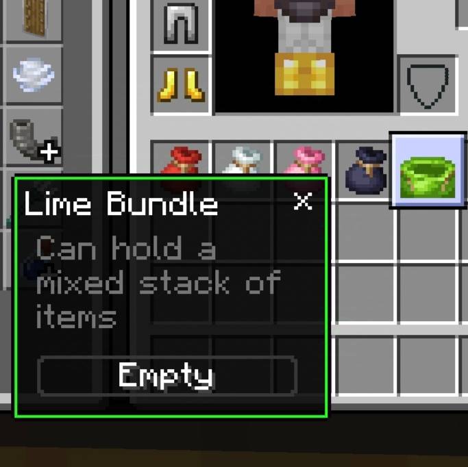 Colorful Bundle Tooltip - Minecraft Bedrock Texture Packs - CurseForge