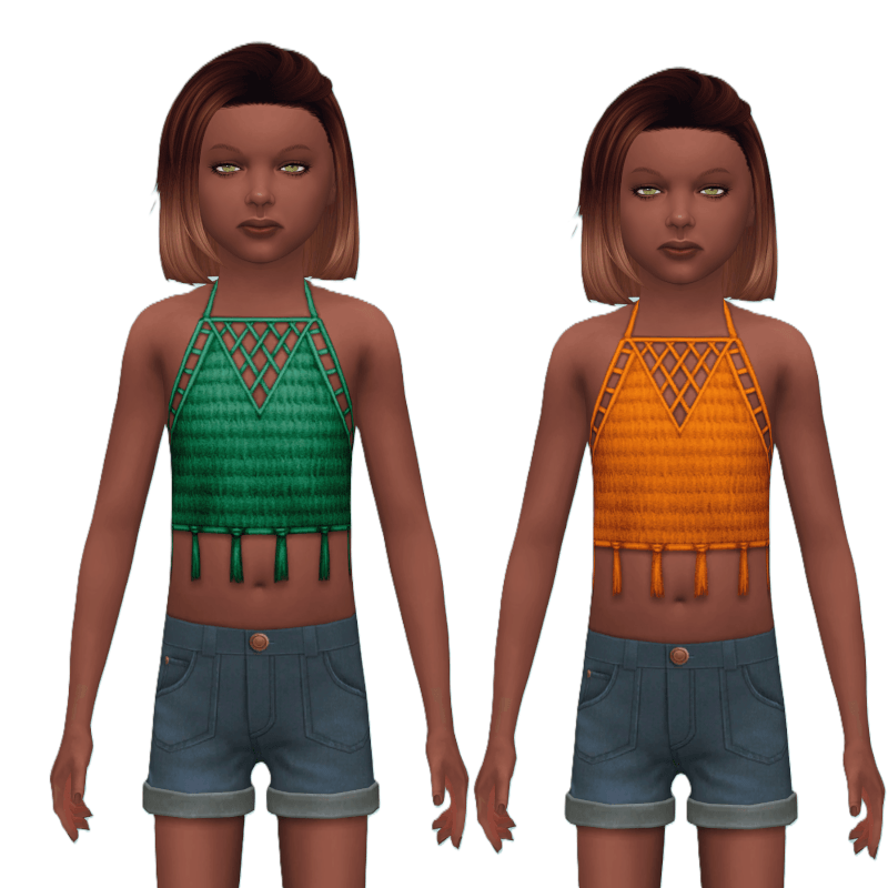 Woven Kids Tank Top - The Sims 4 Create a Sim - CurseForge