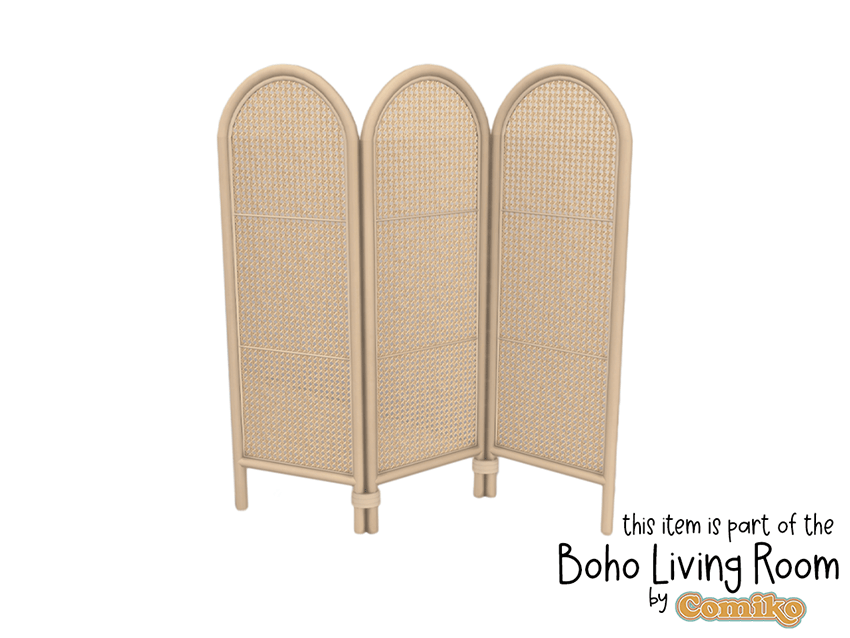 Comiko - Boho Living Room Divider - The Sims 4 Build / Buy - CurseForge