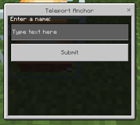 Teleport Anchor - Minecraft Bedrock Addons - CurseForge