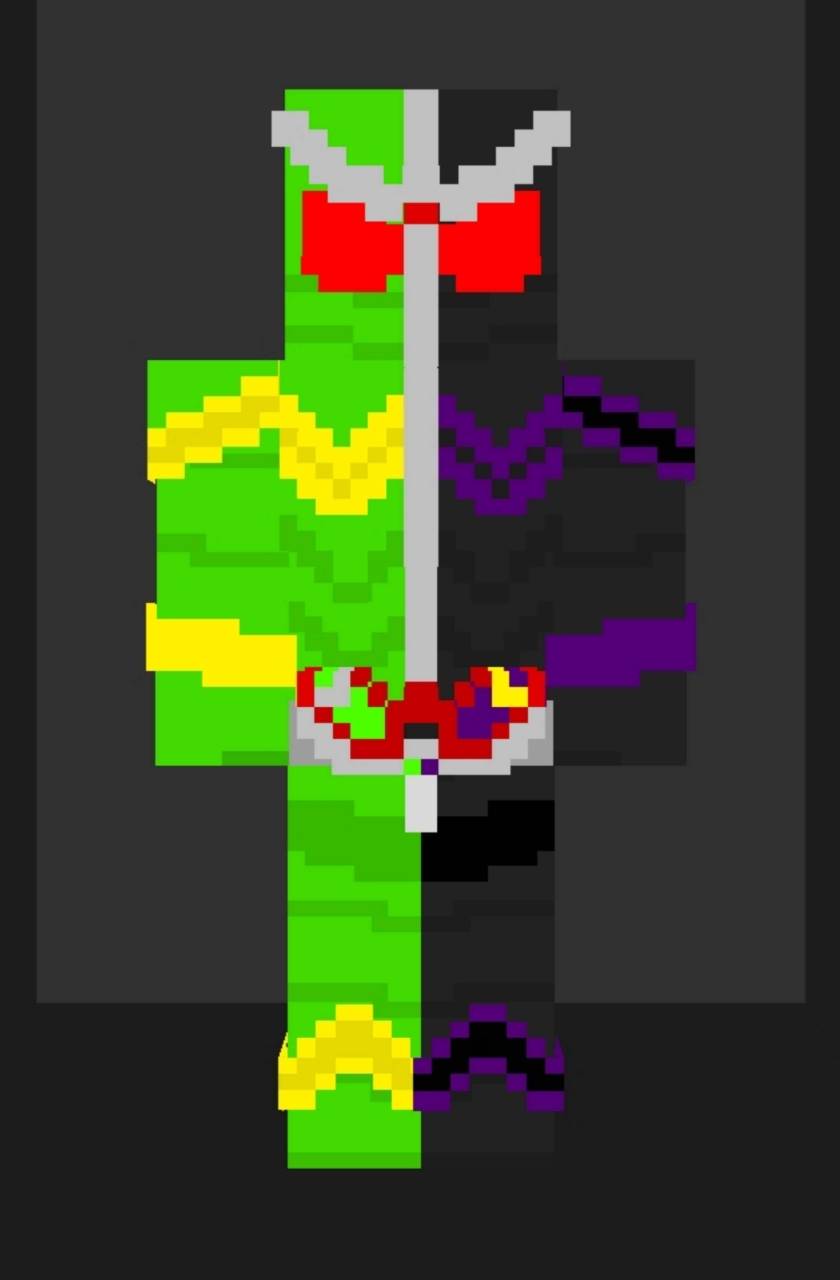 Kamen Rider W (Double) - Minecraft Bedrock Skins - CurseForge