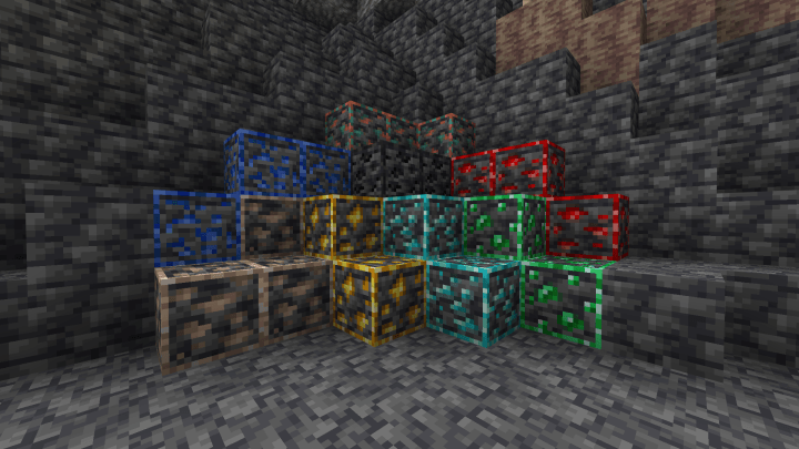 Better Ores+ - Minecraft Bedrock Texture Packs - CurseForge