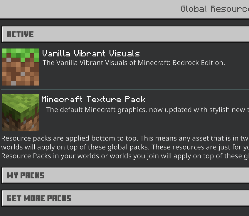 Vanilla Vibrant Visuals - Minecraft Bedrock Texture Packs - CurseForge
