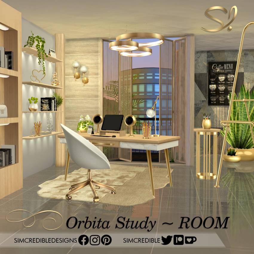 Orbita Study -Room 📓 🏻 - The Sims 4 Rooms / Lots - CurseForge