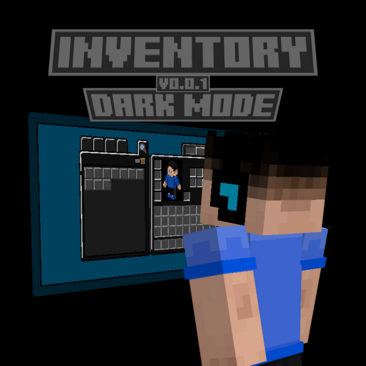 Inventory Dark Mode - Minecraft Bedrock Texture Packs - CurseForge