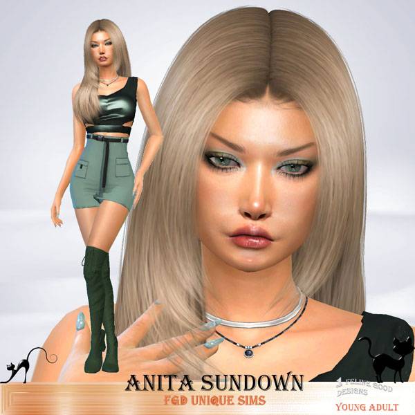 Anita Sundown - The Sims 4 Sims / Households - CurseForge