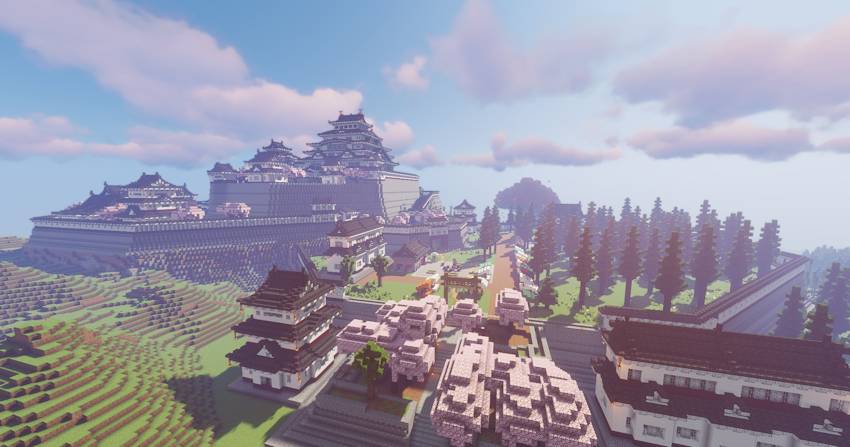 Japanese City [Castle Edo] - Minecraft Worlds - CurseForge