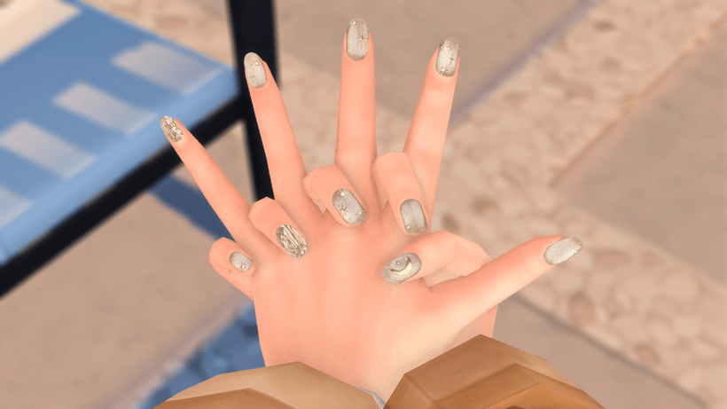Christmas Manicure-N1 | December CC - The Sims 4 Create a Sim - CurseForge