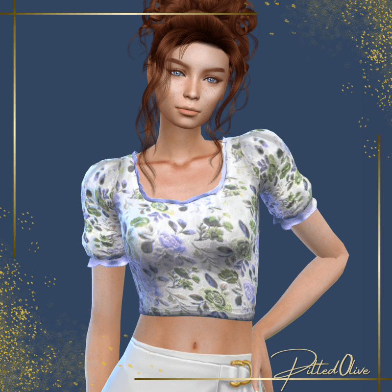 Stephanie Top - The Sims 4 Create a Sim - CurseForge